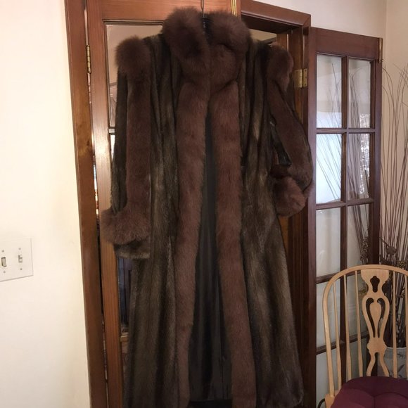 Weiss Furs | Jackets & Coats | Fur Coat Vintage Mahogany Mink Coat With ...